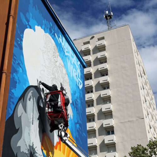 Place des Tapis - Lyon Croix-Rousse - HETA ONE - Street Art - Graffiti ...