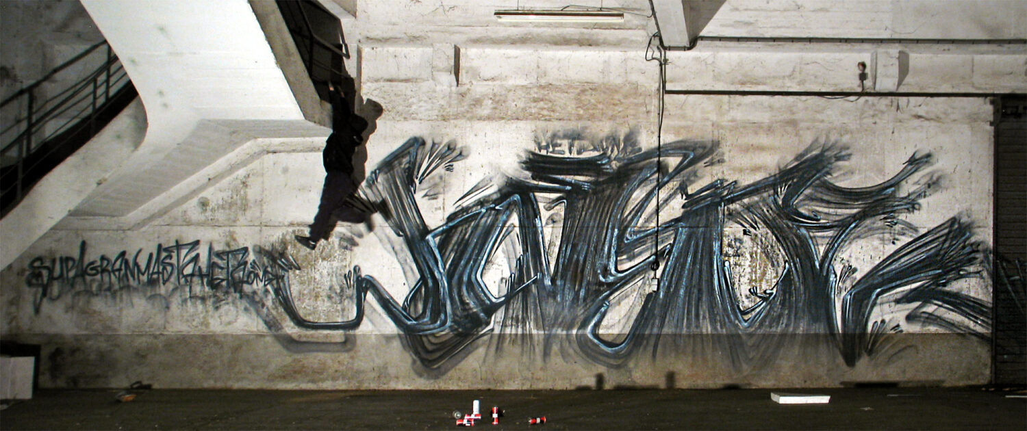 Graffiti street art lettering - HETA ONE Lyon France