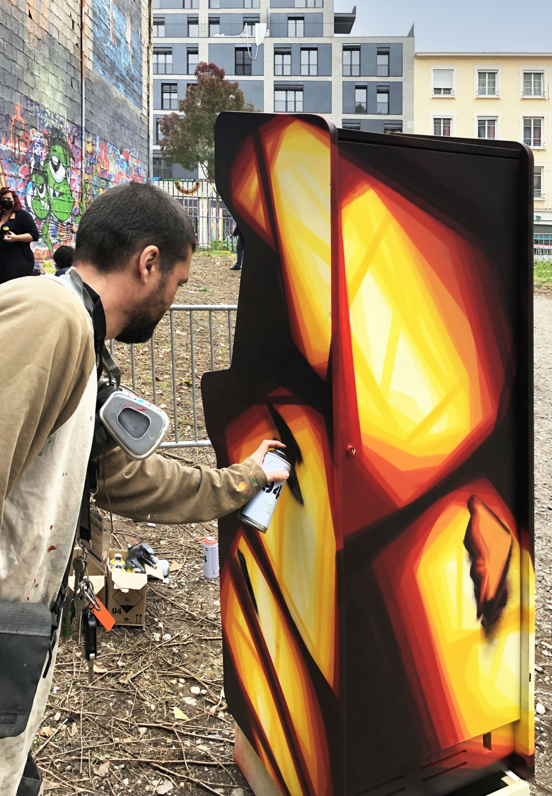 Custom arcade cabinet - HETA ONE - Street Art - Graffiti - Lyon