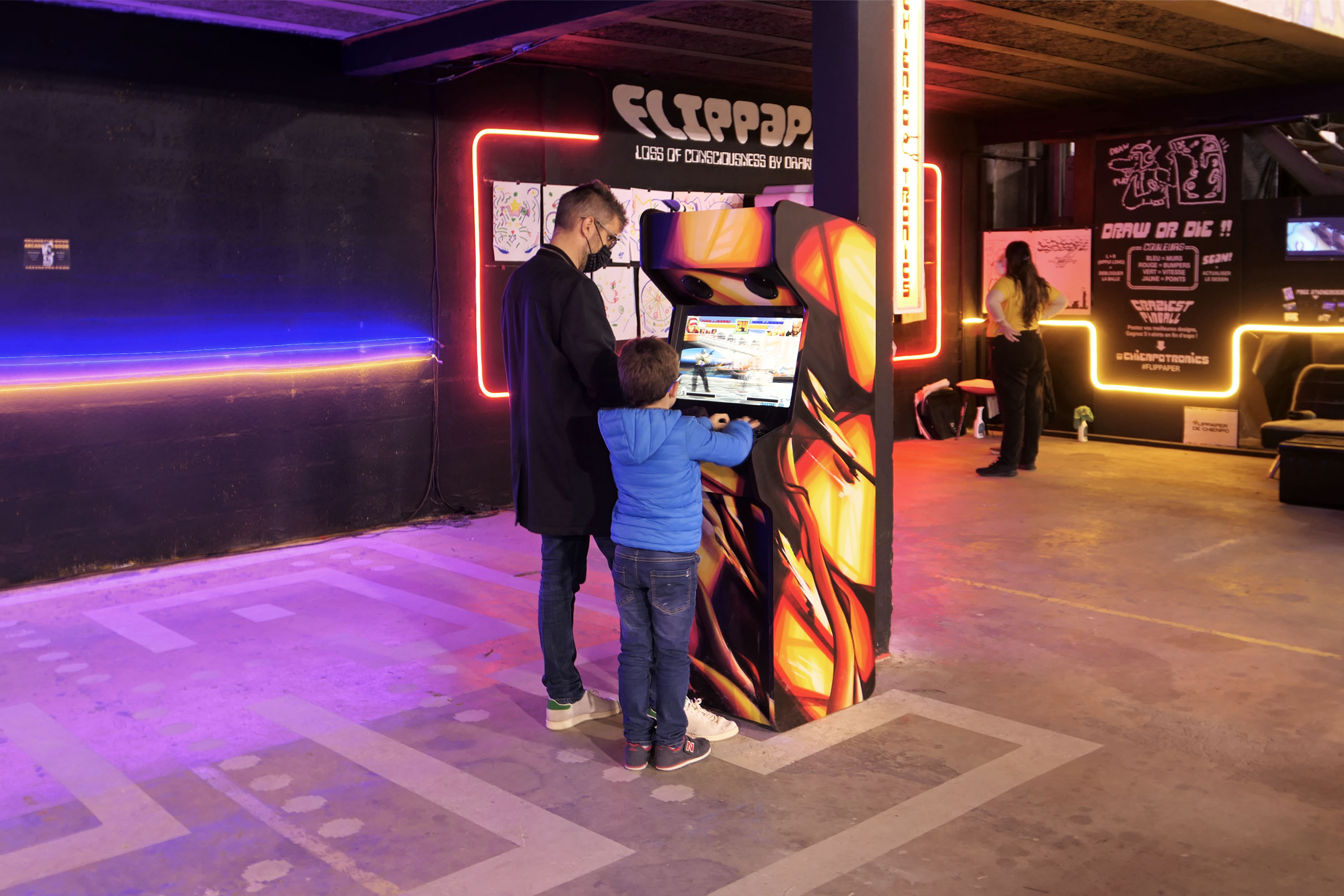 Custom arcade cabinet - HETA ONE - Street Art - Graffiti - Lyon